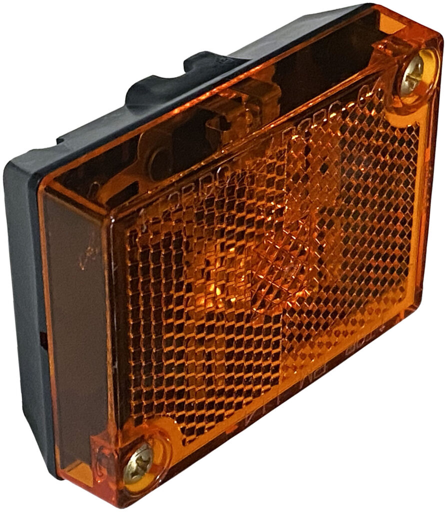 PC-Rated Clearance/Side Marker w/ Reflex; amber; Viz Pack - Peterson ...