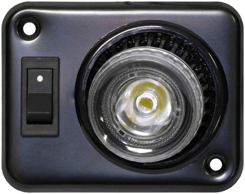 Interior Swivel Light; rectangular w/ switch; bulk pack - Peterson ...