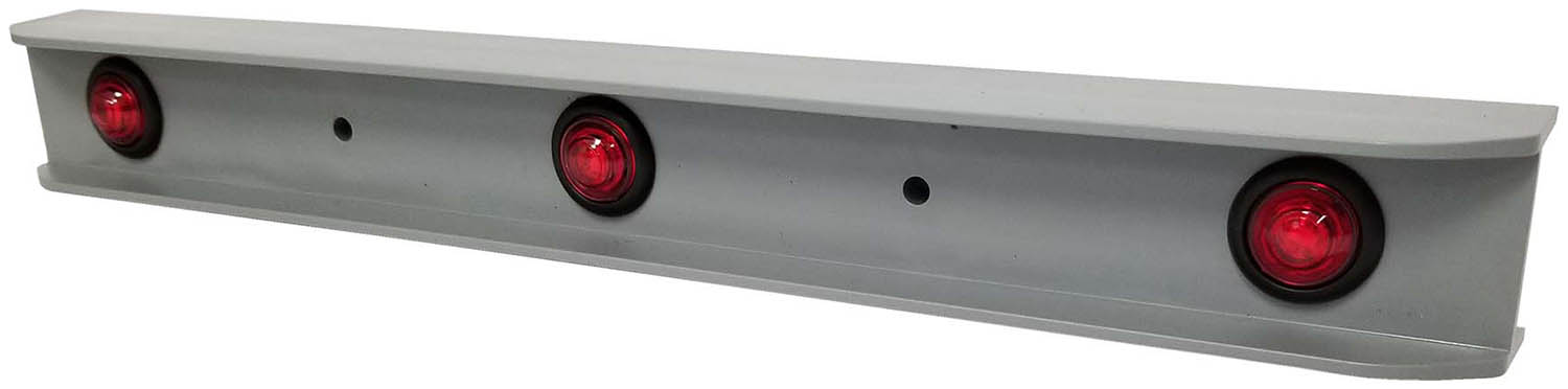 Identification Light Bar, red stripped, bulk pack - Peterson Manufacturing